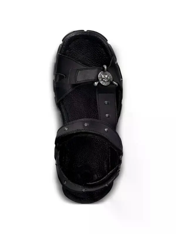 NEW ROCK Stud-embellished Chunky-sole Sandals
