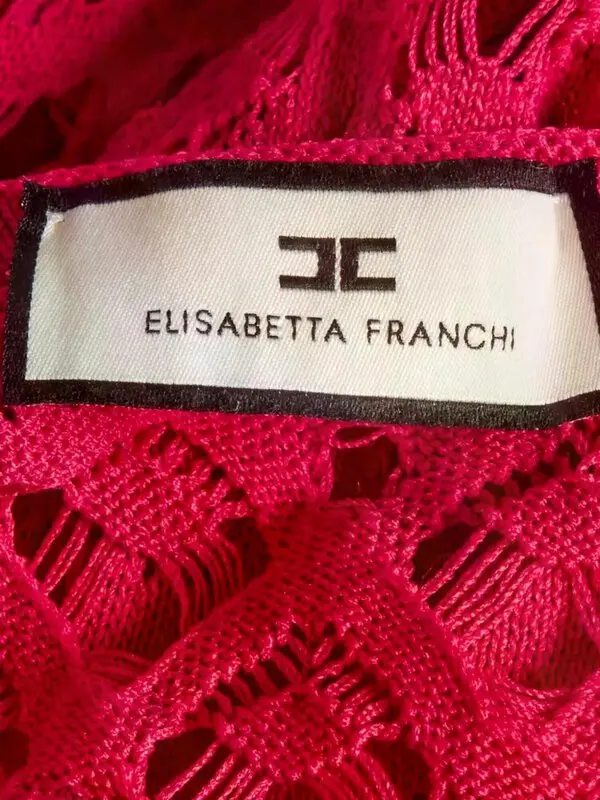 Elisabetta Franchi Rib-knit Maxi Dress