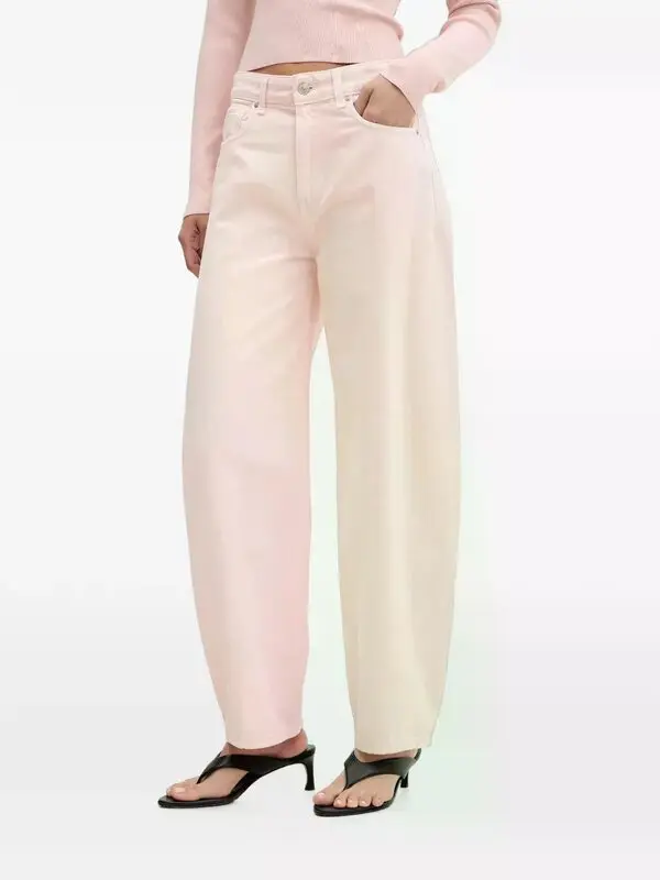 VICOLO Chiara Barrel Jeans - Pink