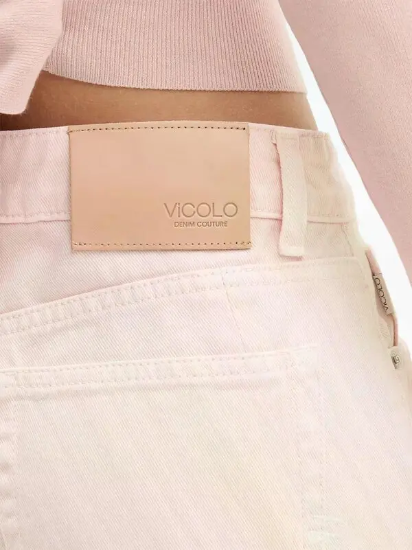 VICOLO Chiara Barrel Jeans - Pink