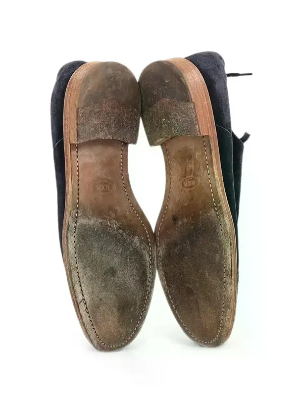 TOD'S Lace-up Suede Oxford Shoes