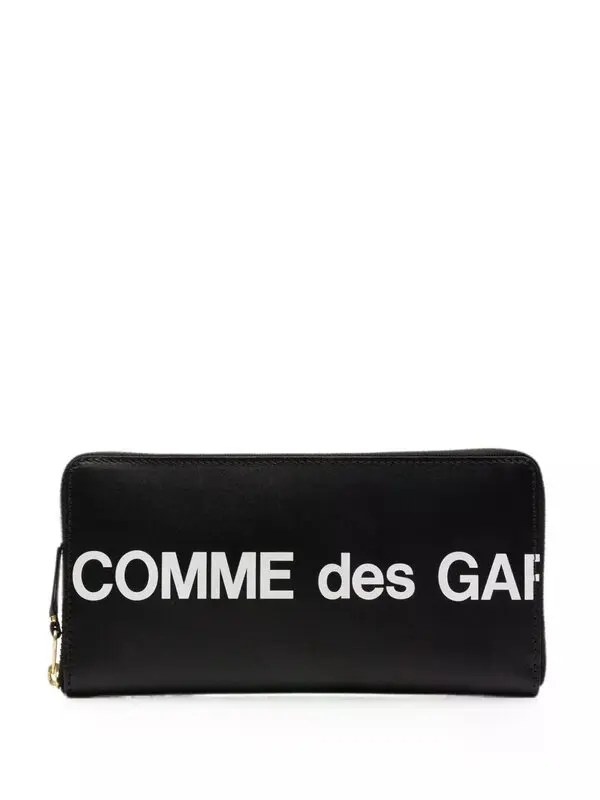 Comme Des Garçons Huge Logo Leather Wallet