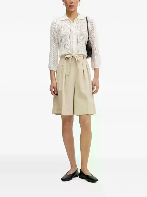 VICOLO Pointelle-knit Cardigan