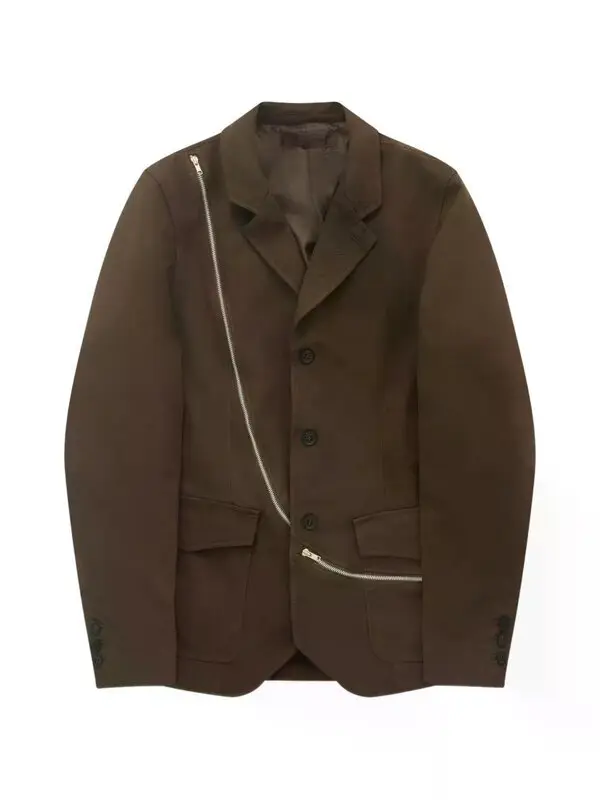 Comme Des Garçons Zip-detail Twill Jacket