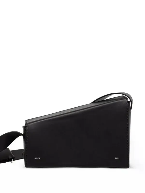 HELIOT EMIL Asymmetric Logo-print Belt Bag