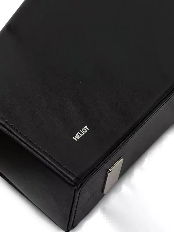 HELIOT EMIL Asymmetric Logo-print Belt Bag