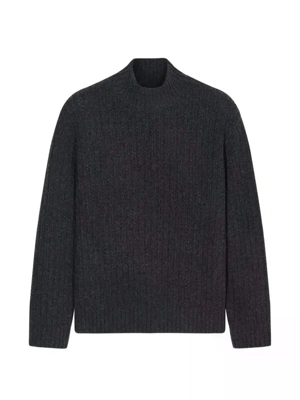 Closed Ribbed-knit Sweater