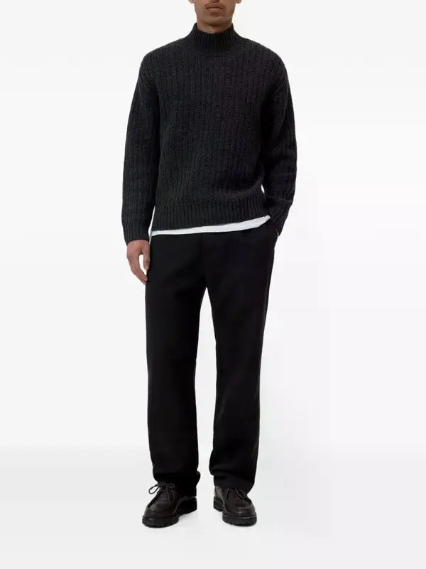 Closed Ribbed-knit Sweater