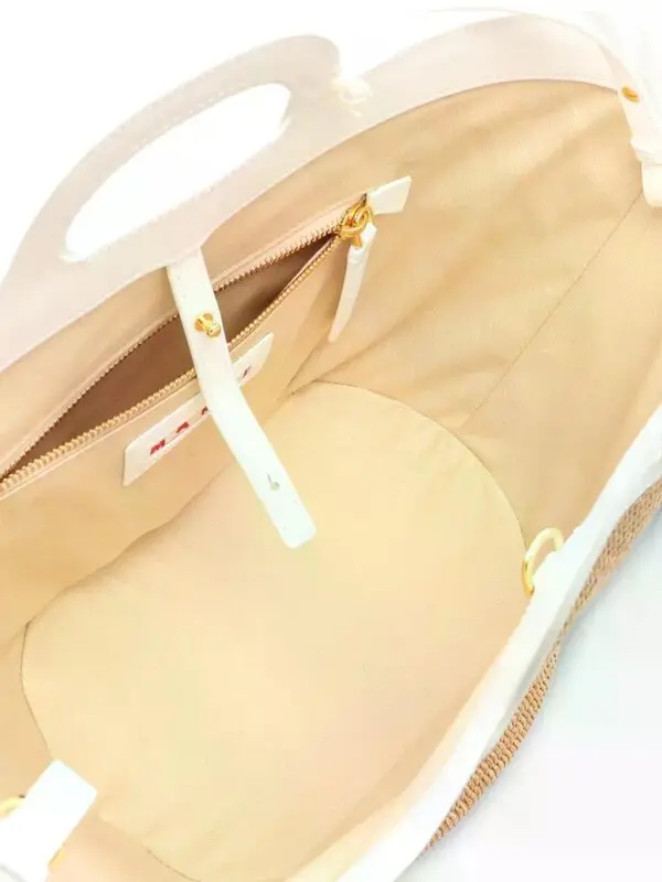 Marni Small Tropicalia Summer Two-way Handbag - Neutrals