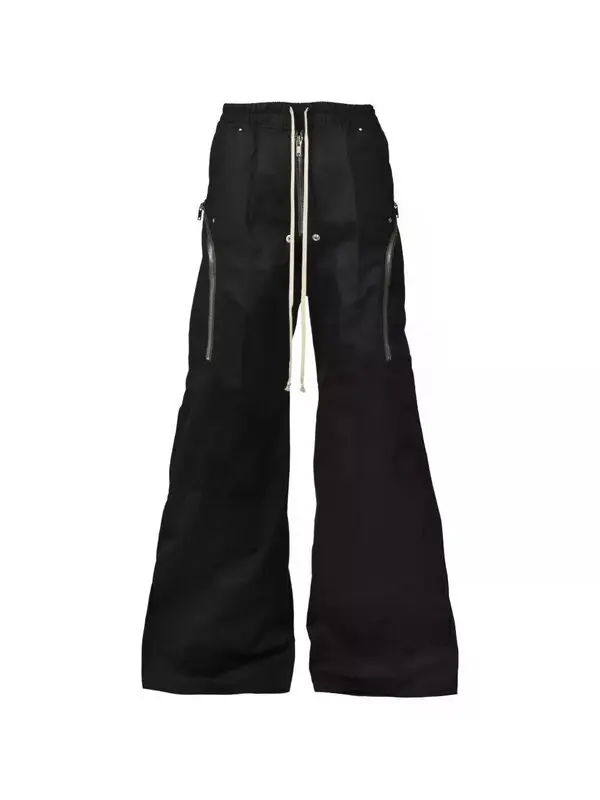 Rick Owens Heizer Belas Zip-detail Drawstring Trousers - Black