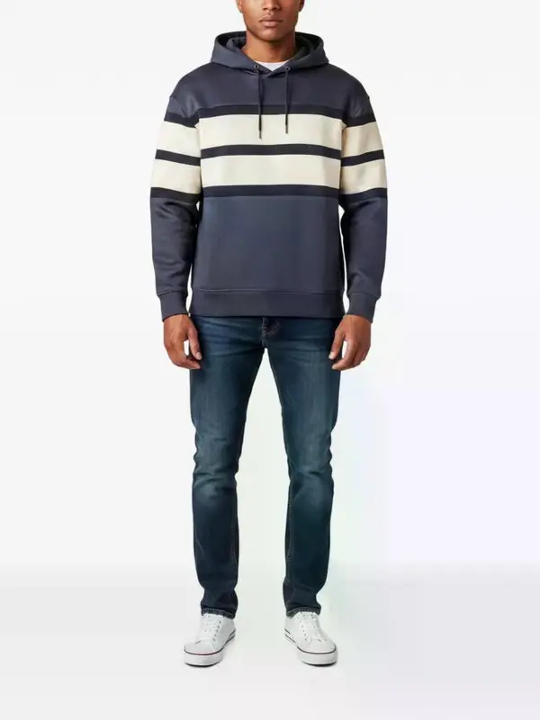 Emporio Armani Striped-detail Hoodie