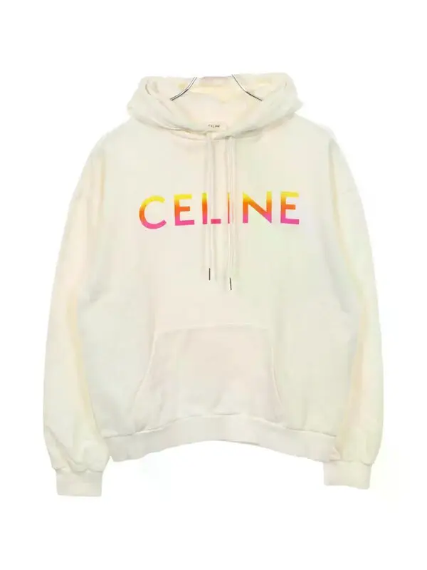 Celine 2000s Logo-print Hoodie