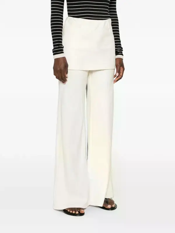 Enza Costa Twill Apron-style Trousers