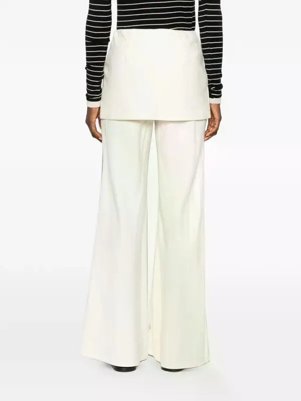 Enza Costa Twill Apron-style Trousers