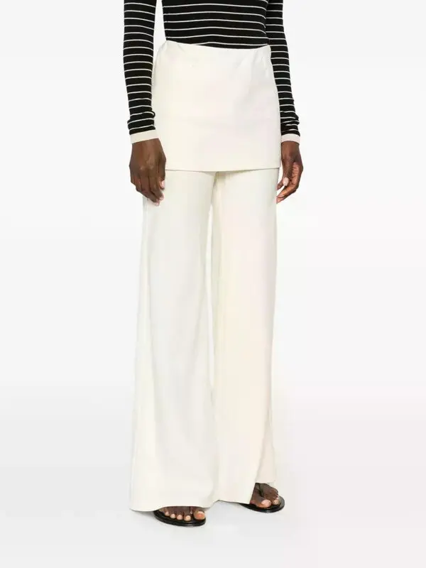 Enza Costa Twill Apron-style Trousers