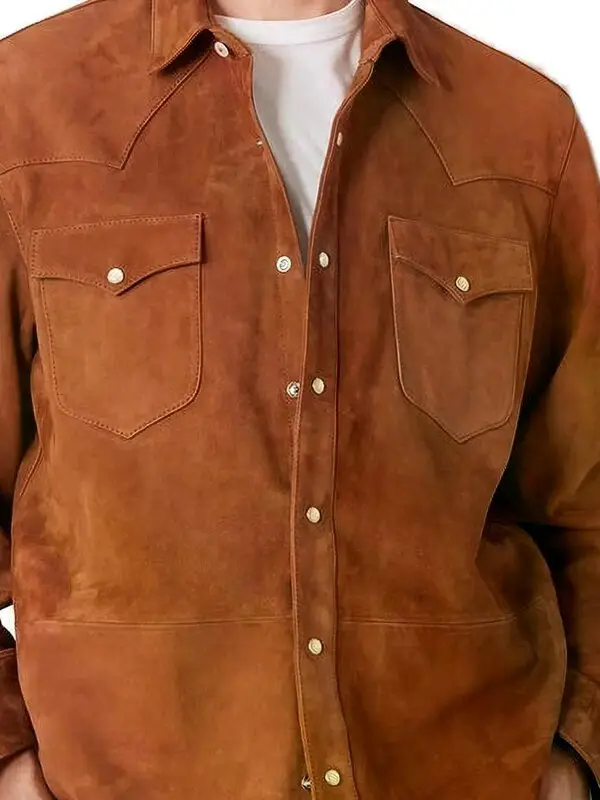 Officine Générale Marshell Suede Western Jacket
