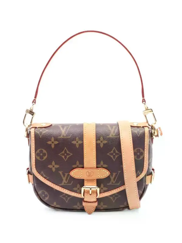 LOUIS VUITTON 2021s Bb Saumur Monogram Tote Bag