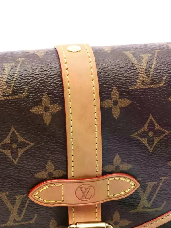 LOUIS VUITTON Monogram Canvas Bb Saumur Tote Bag - Brown