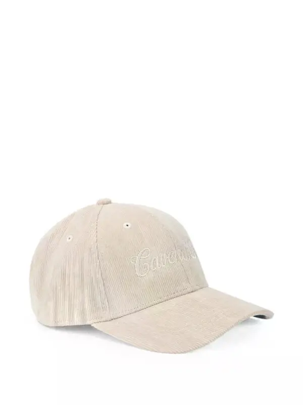 CAVENDISH Logo-embroidered Corduroy Cap