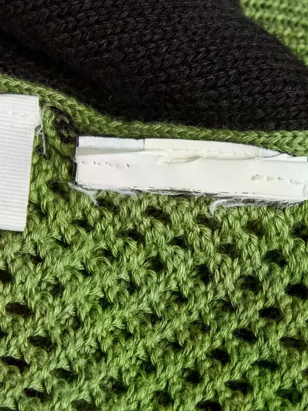 Off-White Varsity Knitted-mesh Tank Top