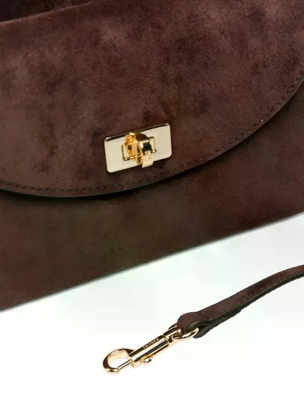 Sandro Le Mini Grand Bazaar Suede Tote Bag