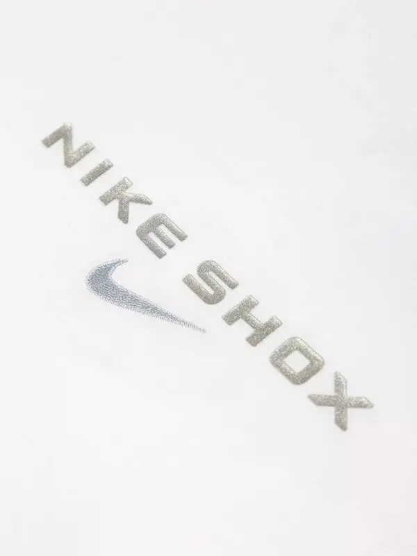 Nike Shox Logo-print Cropped T-shirt