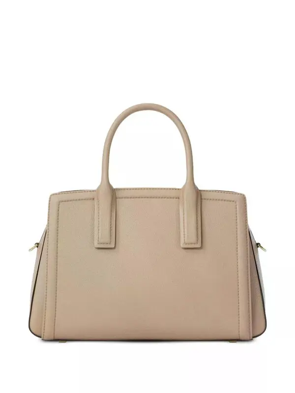 Michael Kors Medium Laila Logo-charm Leather Tote Bag