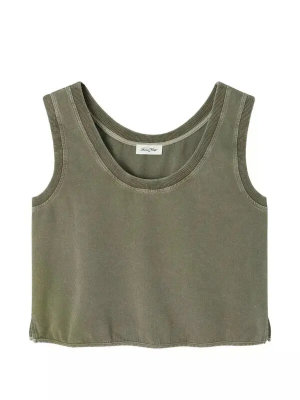 American Vintage Lycaz Ribbed-trim Tank Top