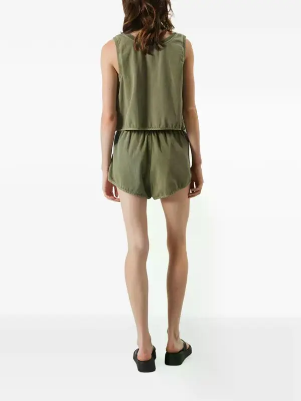 American Vintage Lycaz Ribbed-trim Tank Top