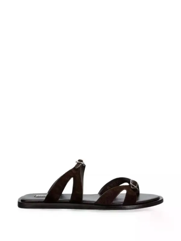 Gant Suede Crossover Sandals - Brown
