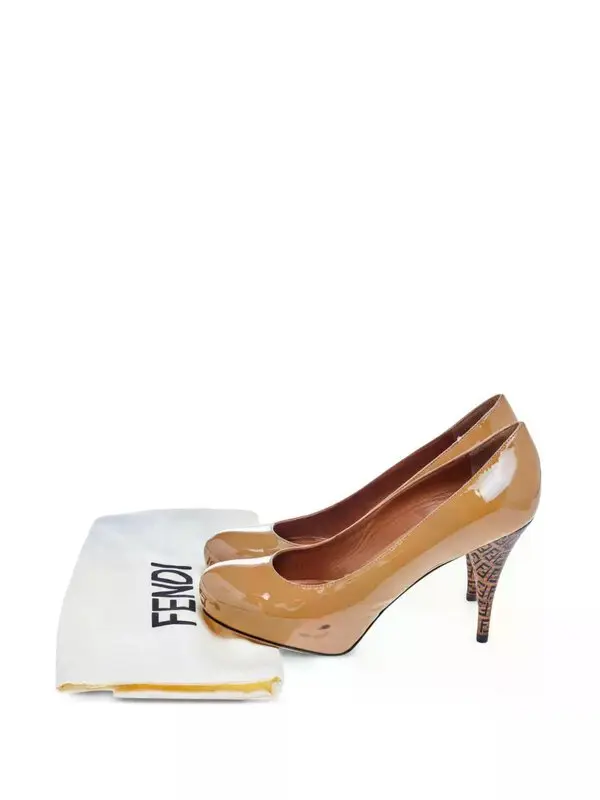 Fendi Ff Logo Heel Detail Pumps
