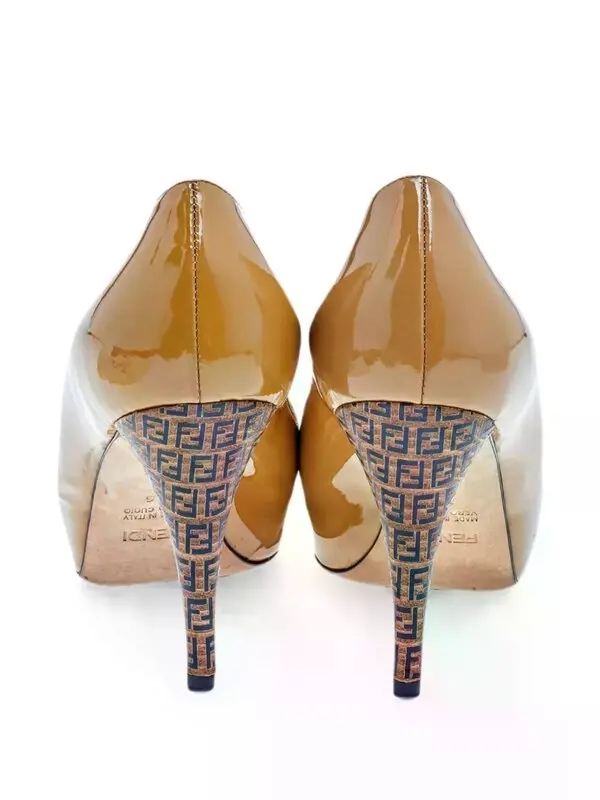 Fendi Ff Logo Heel Detail Pumps