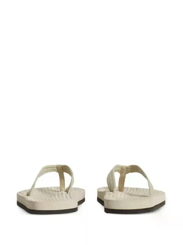 Maison Kitsuné X Indosole Easy Living Logo-embroidered Thong-strap Slippers