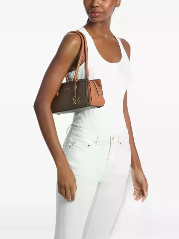 Michael Kors Small Laila Monogram-print Shoulder Bag