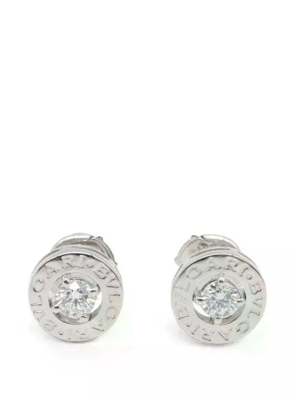 BVLGARI 2010s Diamond Earrings - Silver