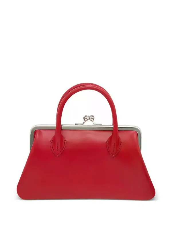 Comme Des Garçons Clasp-fastening Top-handle Wallet - Red