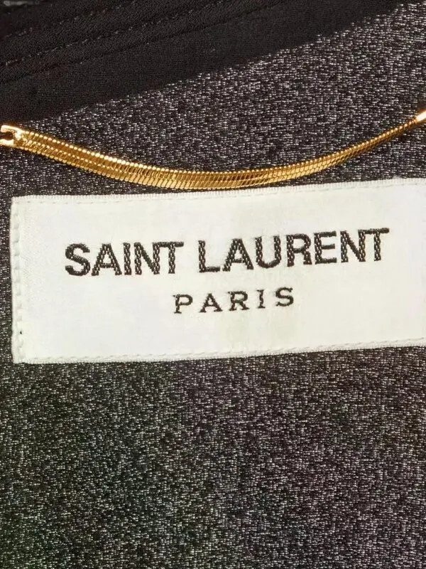 Saint Laurent Fringed Mini Dress