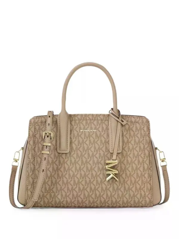 Michael Kors Small Laila Logo-print Tote Bag - Neutrals