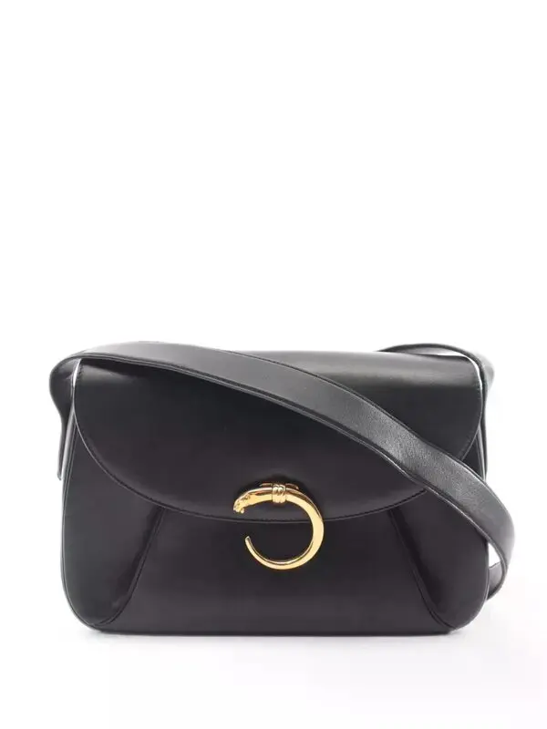 Cartier 2000s Panthère Shoulder Bag - Black
