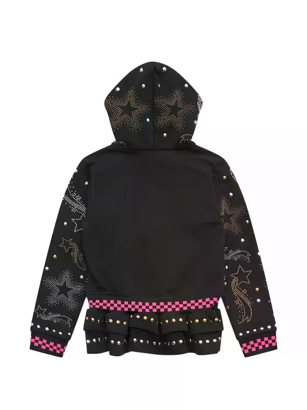 CHOPOVA LOWENA Janine Stud-embellished Hoodie