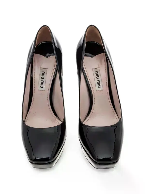 Miu Miu Patent Leather Platform Pumps