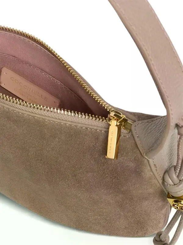 COCCINELLE Small Suede Tote Bag