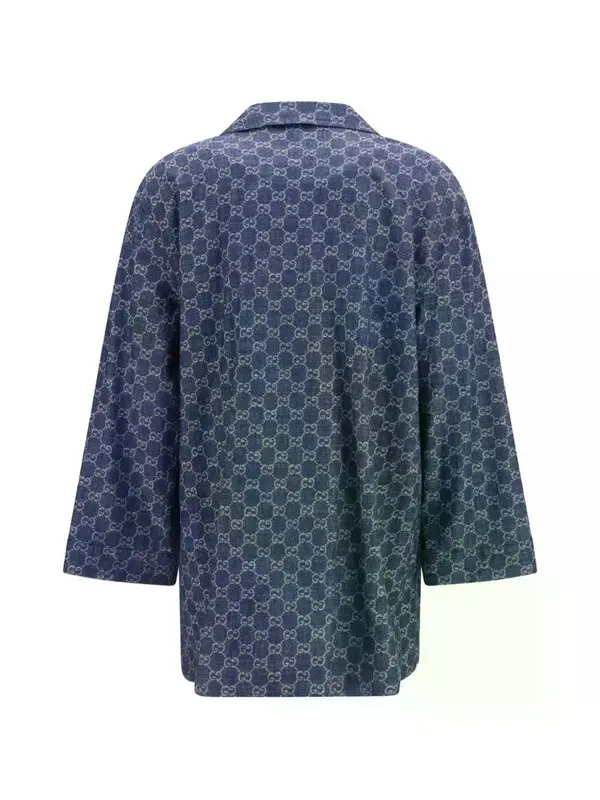 Gucci Gg Jacquard Denim Jacket