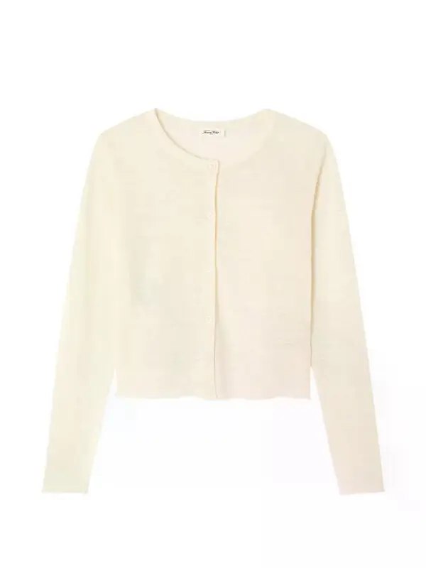 American Vintage Epaky Cropped Cardigan - Neutrals
