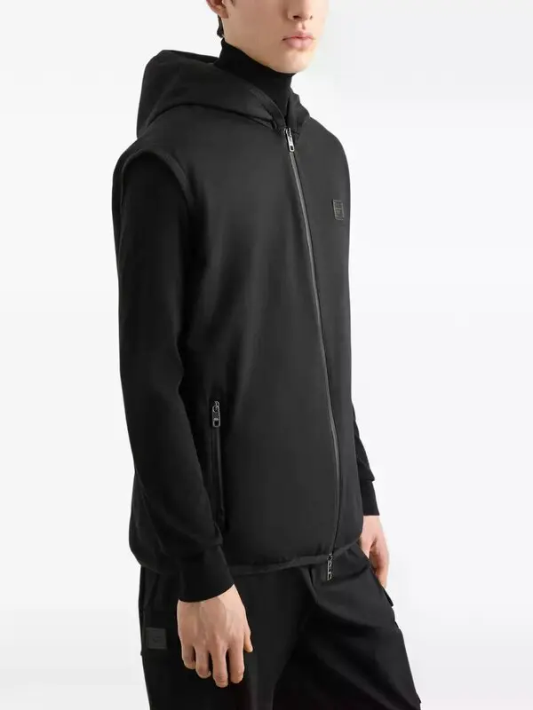 Dolce & Gabbana Technical-fabric Vest With Hood