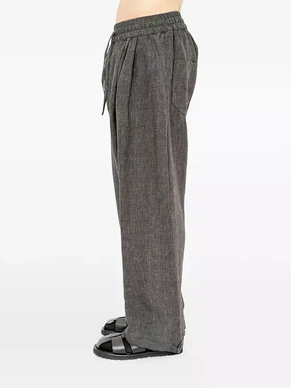 JAN JAN VAN ESSCHE Triple-pleated Loose-fit Trousers