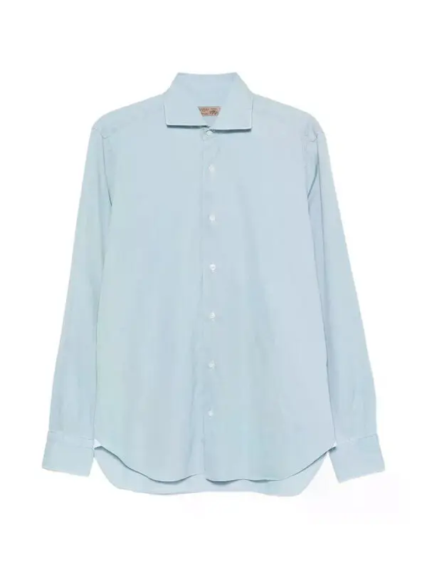 BARBA NAPOLI Button-up Shirt - Blue
