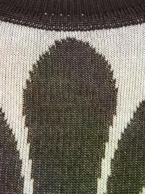 Versace Short-sleeve Knitted Midi Dress