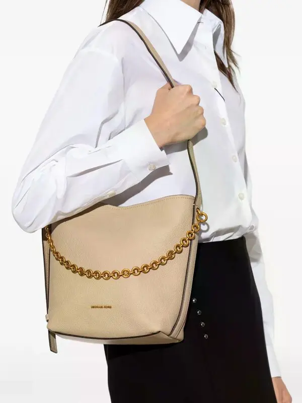 Michael Kors Nolita Chain-link Leather Tote Bag