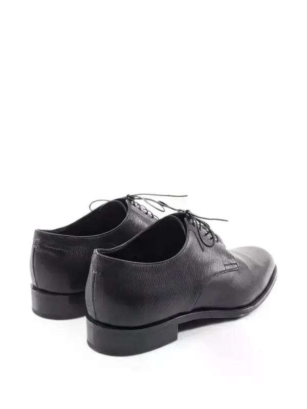 LOUIS VUITTON 2018 Wall Street Line Epi Derby Shoes